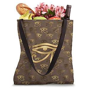 Ancient Egyptian Eye of Horus Hieroglyphs Tote Bag