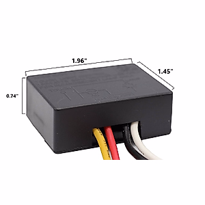 Creative Hobbies TP-01-3 Way Touch Sensor dimmer, Touch lamp Repair kit Control Module, Replacement Sensor, Touch Switch, Hi, Med, Low, Off -150 Watt