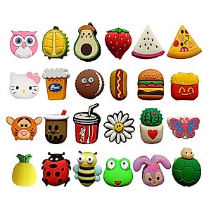 zuzengstory 24PCS Piece USB Charger Protector, Suitable for iPhone iPad Cable, Fruit bite Charging Protector and Cable Holder, Charging Cable Protector, Mobile Phone Accessory Cable Partner