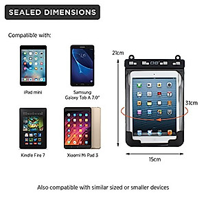 OverBoard Ipad Mini Waterproof Case, Black
