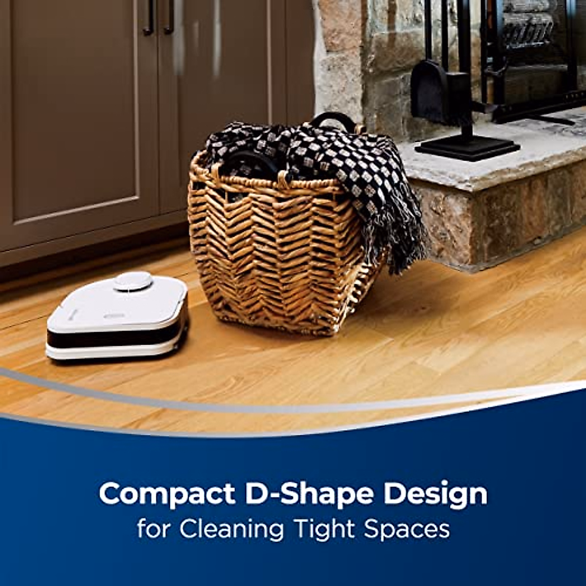 BISSELL ReadyClean Wet/Dry Mopping Hard Floor Robot, Auto-Pad Change Technology, LiDAR Advanced Home Mapping, WiFi- App Connection,Smart Docking,3571