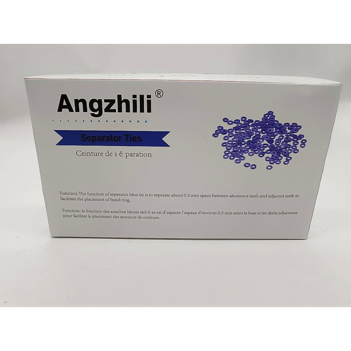 1000pcs/bag Dental Orthodontic Separator Bulk Pack Elastic Orthodontic Separate Ties