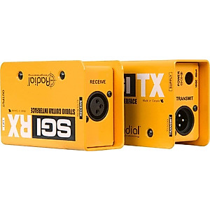 Radial Engineering SGI Studio Guitar Interface System includes Free Wireless Earbuds - Stereo Bluetooth In-ear and 1 Year Everything Music Extended Warranty