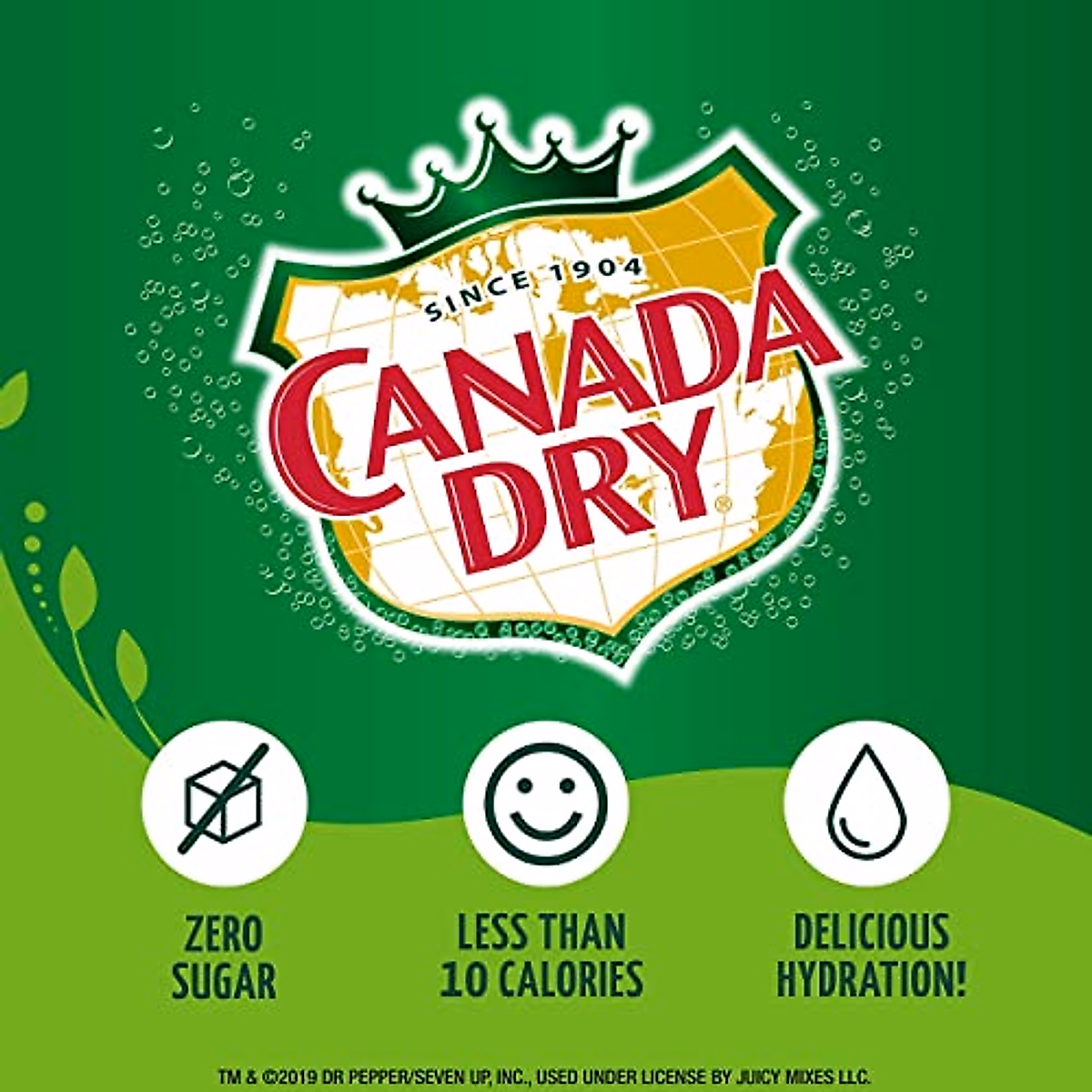 Canada Dry Powder Drink Mix – ginger flavor, Sugar Free & Delicious (Variety, 30 Sticks)