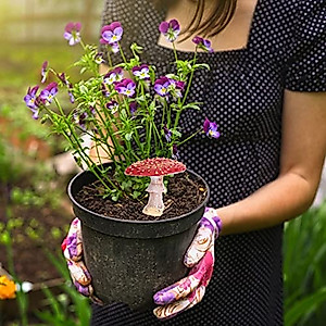 SHERCHPRY 15 pcs Fish Tank Ornaments Mini containers Resin Container Fluorescence Decorate Props Decorations Bonsai Figurines Decor Sculptures Home Decor Statue Flowerpot Mushroom Statuette