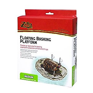 Zilla Reptile Habitat Décor Floating Basking Platform, Medium