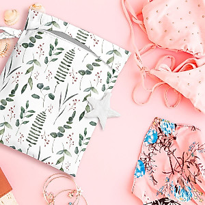 zcyxuuw 2 Pcs Wet Bag, Wet Dry Bag, Wet Bag for Swimsuit, Travel, Beach, Pool, Diapers, Dirty Yoga Gym Clothes, Toiletries, Makeup Bag, Cheetah Leopard Print Leopard Lover Gift for Birthday.