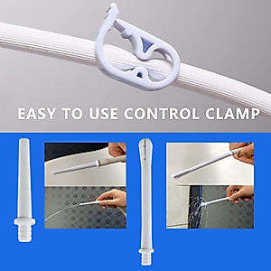 2 L Enema Bag ，Coffee Enema Bag Kit with 5.0 ft. Long Silicone Hose ,2 Multi-Size Reusable Tips, Controlable Water Flow Valve- Coffee, Shower, Douche & Home Adult Enema Kit（Blue）