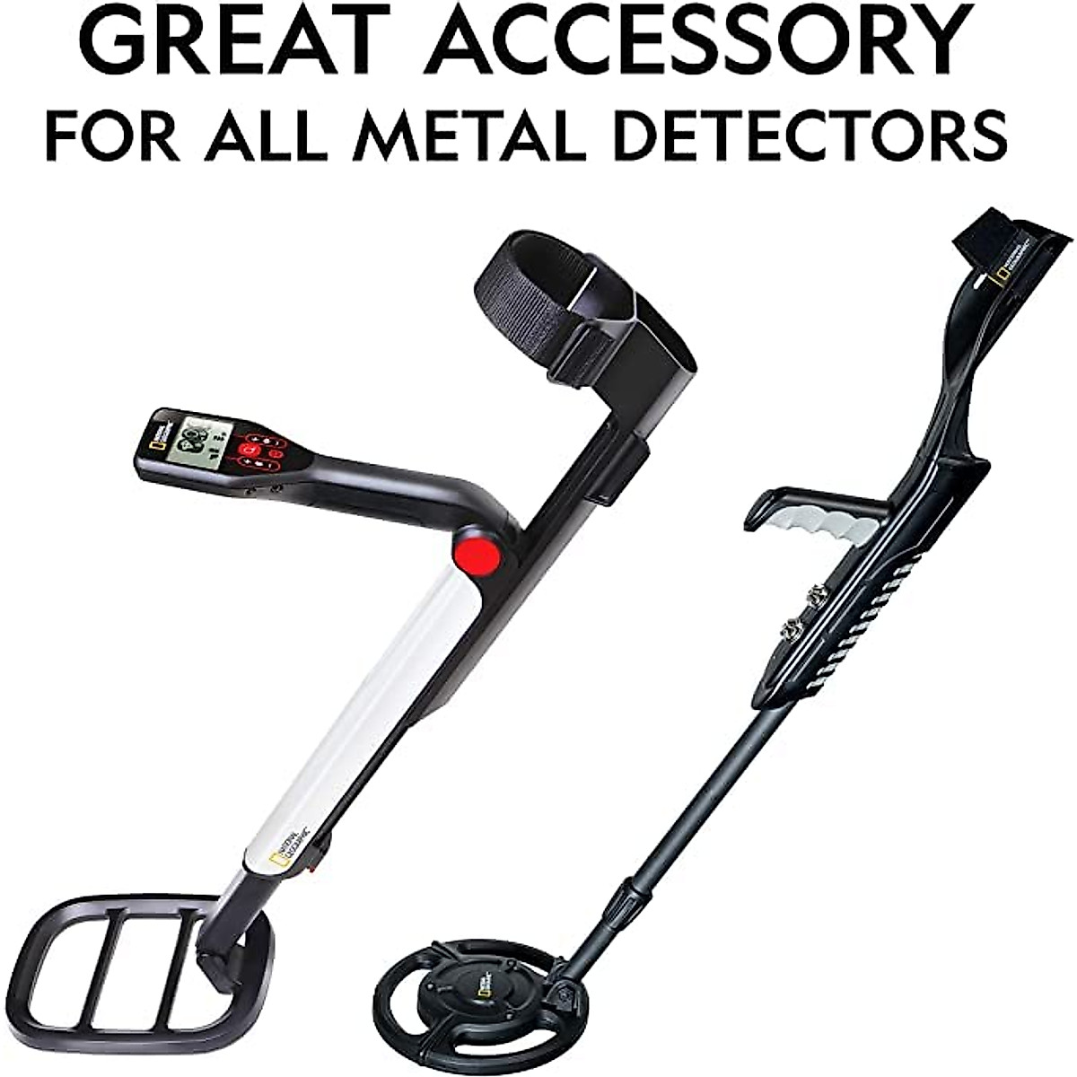 NATIONAL GEOGRAPHIC Metal Detector Accessories - Sand Sifter Scoop & Shovel for Metal Detecting, Digging at the Beach & More