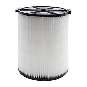 Standard Wet/Dry Vac Filter Vf4000 Compatible with RIDGID Vacs Wet Dry 5-20 Gal & 6-9 Gal Husky Vacuum, Replacement Vf4000 Filter 1PACK
