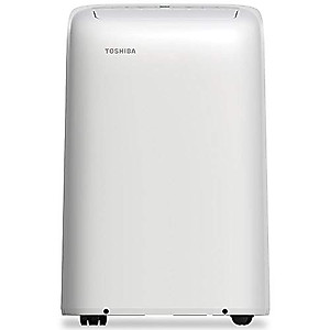 Toshiba 12000 BTU (8,000 BTU, DOE) 115-Volt Portable Air Conditioner with Dehumidifier and Remote Control RAC-PD1211CRU (Renewed)