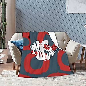 Throw Blanket Super Soft Microfiber Lightweight Cozy Bed Blankets Flannel Blanket for Couch Bed Living Room Gifts for Kids Men Women 60"x50"