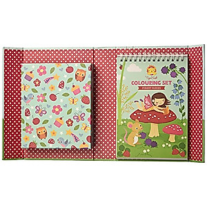 Tiger Tribe Forest Fairies Colouring Set Blue