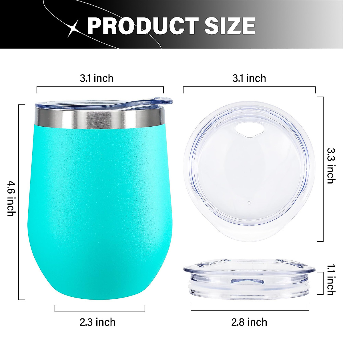 ATHAND Mothers Day Gifts for Mom,Mamasaurus Tumbler Gifts for mother in law with Lid 12oz Wine Glasses,Mom Cup Double Wall Insulated Coffee Mug,Birthday Gift for Wife Women (Mint)