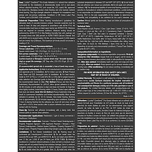 Lucida Surfaces CoreBond Pro-Grade Solvent Free Vinyl Flooring Pressure Sensitive Adhesive | 1 Quart