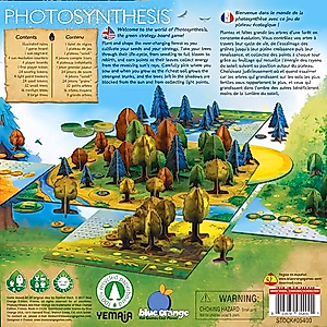 BLUE ORANGE GAMES Photosynthesis Board Game - Award Winning Family or Adult Strategy Board Game for 2 to 4 Players. Recommended for Ages 8 & Up.