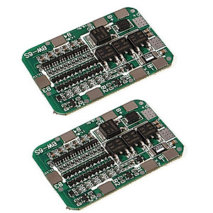 ACEIRMC 2pcs 6S 15A 24V Battery Protection Board for Li-ion Lithium 18650 Battery BMS Packs PCB Protection Board Integrated Circuits