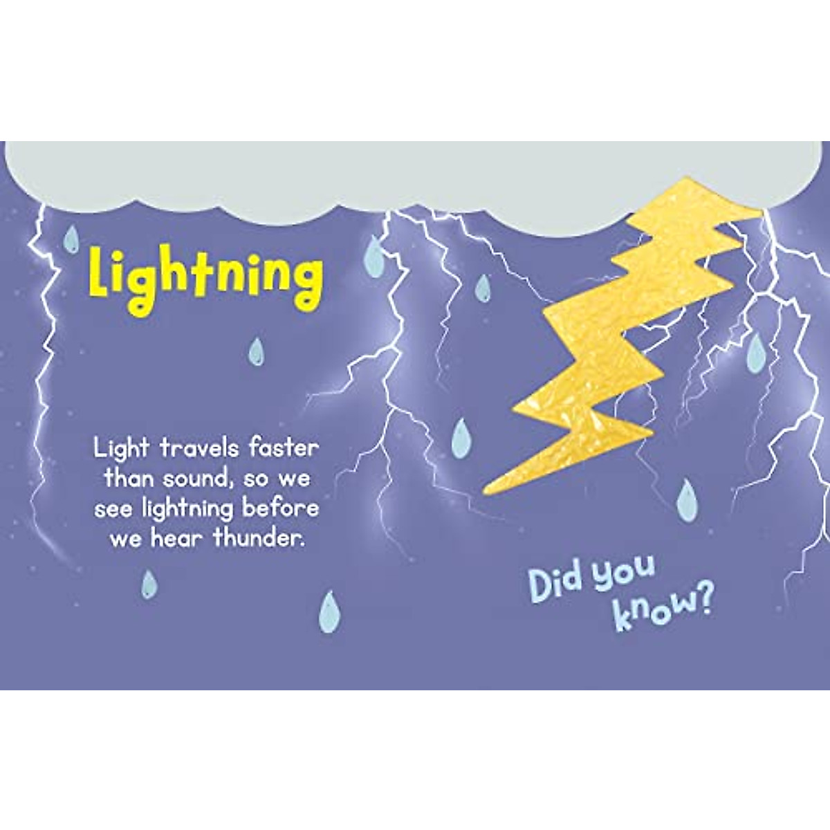 Weather - Children's Touch and Feel Board Book - Sensory Board Book