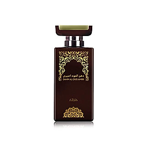 Dahn Al Oud Amiri (Eau De Parfum) Unisex 100 ML (3.4oz) I TRENDY COLLECTION I Featuring Notes: Labdanum, Vanilla, Amber, Leather, Patchouli, Gaiac I by Nabeel Perfumes