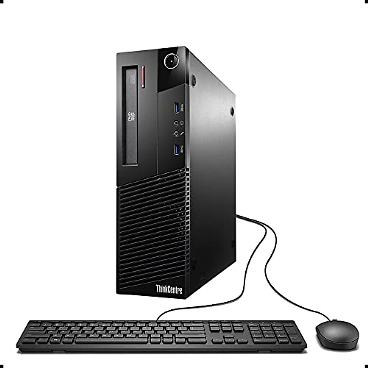 Lenovo ThinkCentre M83 Small Form Business High Performance Desktop Computer(Intel Core I5-4570 3.2G,16G RAM DDR3,240G SSD+500GB HDD,DVD,WiFi, Windows 10 Professional) (Renewed)