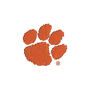 Men's Collegiate Premium Moisture Wicking White Icon Polo, Clemson Tigers, XX-Large