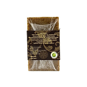 Bali Soap - Sandalwood Natural Soap - Bar Soap for Men & Women - Bath, Body and Face Soap - Vegan, Handmade, Exfoliating Soap - 3 Pack, 3.5 Oz each