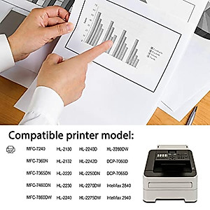 Yifanink TN450 High Yield Toner Cartridge Compatible for Brother TN-450 Ink Cartridge to use with Intellifax 2840 2940 HL-2280DW HL-2230 HL-2240 MFC-7360N MFC-7860DW DCP-7065DN Printer,1 Pack