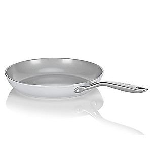 TECHEF - CeraTerra 12" Ceramic Nonstick Frying Pan Skillet, (PTFE, PFAS, and PFOA Free), Dishwasher Oven Safe, Stainless Steel Handle, Induction-Ready, Made in Korea (12-in)