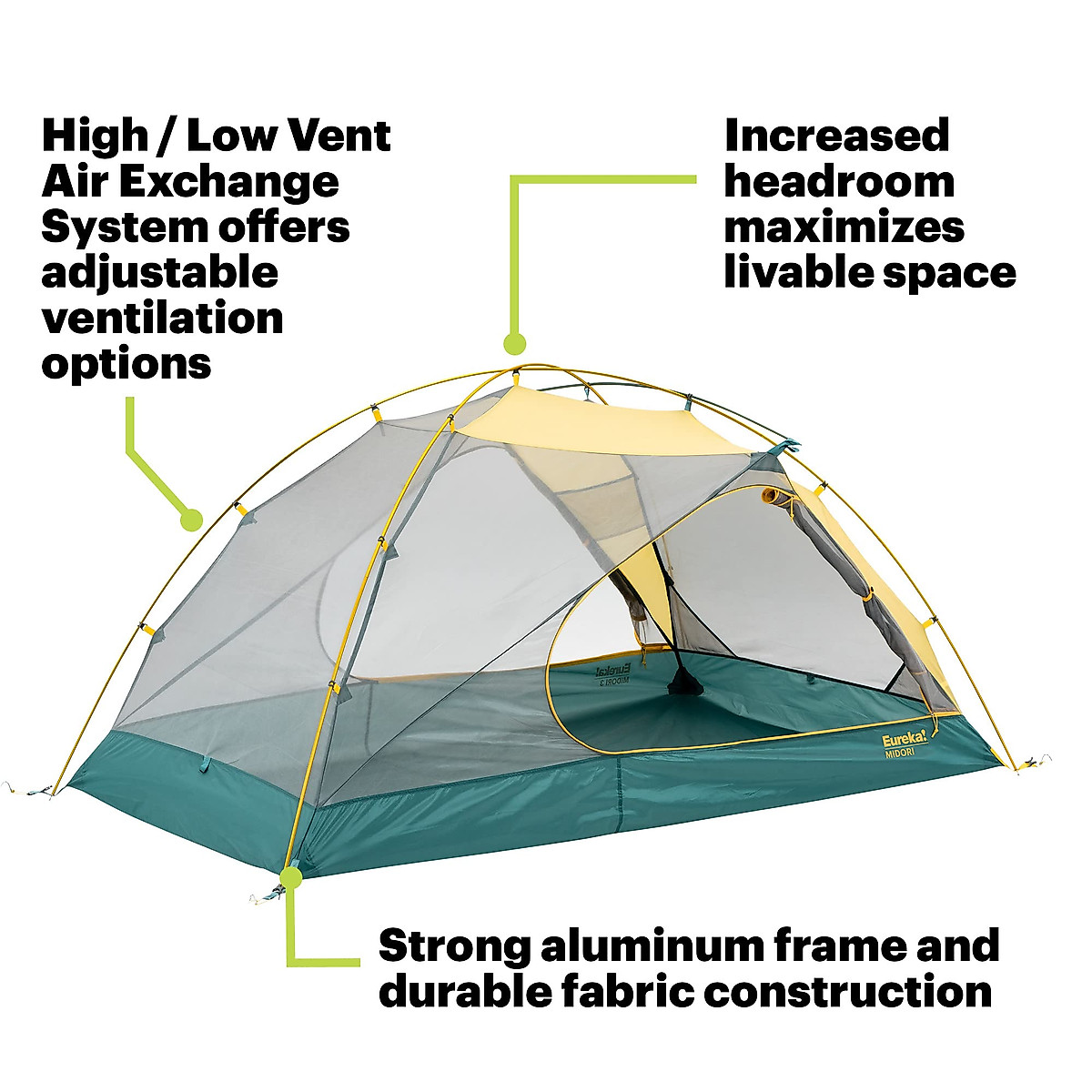 Eureka! Midori 2 Person, 3 Season Backpacking Tent