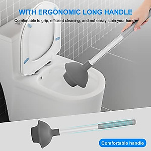 SetSail Toilet Brush and Plunger Set for Bathroom Cleaning & SetSail Toilet Brush and Plunger Set for Bathroom Cleaning