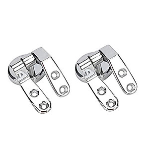 Toilet seat fixings Toilet Set Repair kit Tool Set, 1 Pair of Hinges + 8 Screws + 1 Set of Installation Accessories