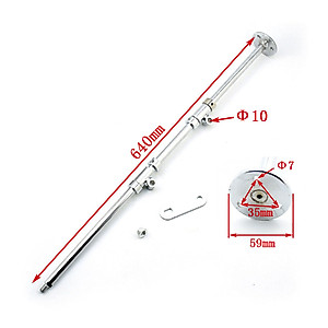 CHUNILLE Front Axle Kit Front Steering Assy Tie Rod Wheels Go Kart Drift Ball Joint For 168cc ATV Quad Go Kart Cart