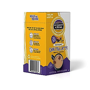 Oregon Chai Original Dry Chai Latte Mix, 8 Count (Pack of 1)
