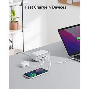 Anker USB-C to Lightning Cable, 541 Cable 6ft 525 Charging Station, 7-in-1 USB C Power Strip for iphone12/13, Max 65W