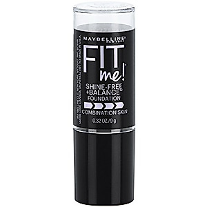 Maybelline New York Fit Me Shine-Free + Balance Stick Foundation, Porcelain, 0.32 oz.