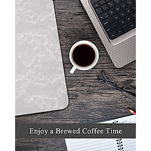 Coffee Mat-Coffee Bar Accessories-No Water Marks Dish Drying Mat-Coffee Bar Mat for Countertops Rubber Backing Bar Mat Under Coffee Maker Machine Coffee Pot-Perfect Coffee Station Organizer