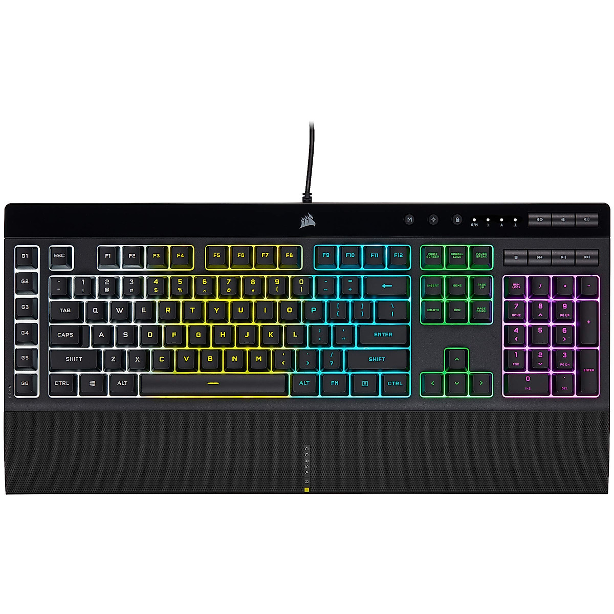 Corsair K55 RGB PRO Wired Gaming Keyboard (Renewed)