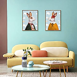 FOLKOR Floating Frame for 11x14 Canvas Painting 0.6-0.8" Deep, 2 Pack Floater Frame for Canvas Prints, 11 by 14 Art frame for Gallery Wall Living Room Bedroom Decor (Dark Brown)