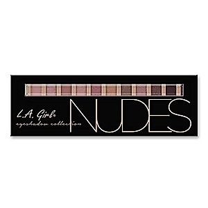 L.A. Girl Beauty Brick Eyeshadow, Nudes, 0.42 Ounce, Powder