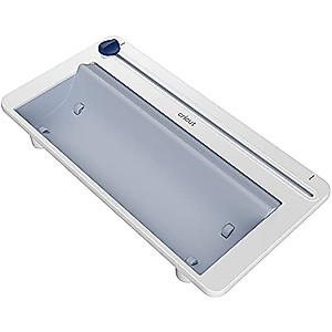 Cricut Roll Holder -With Built in Trimmer – Perfect for Clean Precise Cuts of Cricut Smart Vinyl and Heat Transfer Vinyl Iron On – Compatible with Cricut Maker 3 and Cricut Explore 3,White