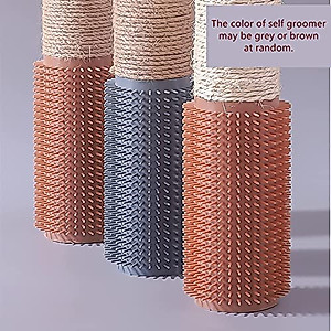 SHENGOCASE 2-Pack Cat Scratching Post for Crate Cage, Cage Mounted Scratching Post with Self Groomer and Massager, Cage Scratcher Pole, Cat Cage Kennel Crate Playpen Accessories Toys