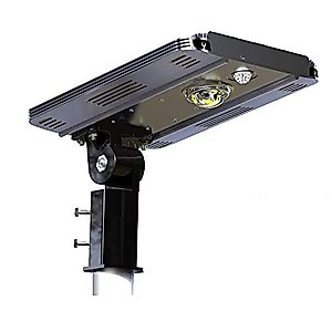 eLEDing World's 1st AI Solar Power Smart 1600LM CREE LED Street Light for Commercial Residential Parking Bike Paths Walkways Courtyard (10W)