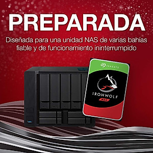 Seagate IronWolf ST6000VN001 6 TB Hard Drive - 3.5" Internal - SATA (SATA/600) - Storage System Device Supported - 7200rpm - 256 MB Buffer