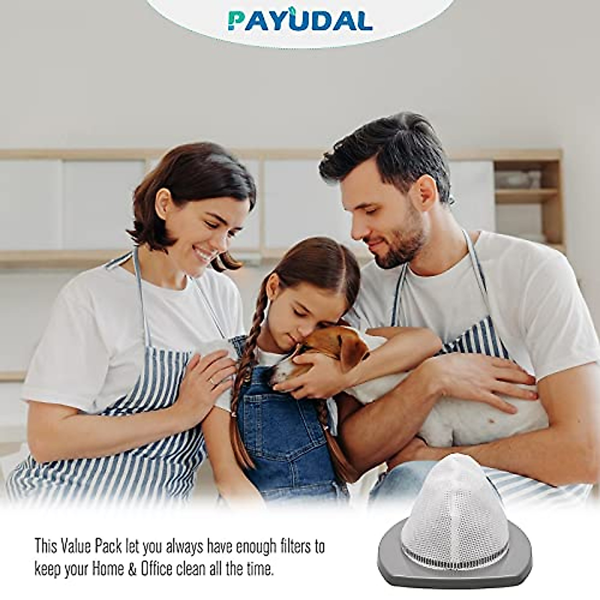 PAYUDAL 2033 Vacuum Filter Compatible with Bissell 2033, 20331, 20333, 20336, 20339, 2033M Featherweight Stick Lightweight Bagless Vacuum