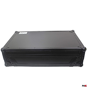 ProX Flight Case for Pioneer DDJ-1000 & DDJ-1000 SRT Digital Controller with Durable Rubber Wheels - Black on Black Design - XS-DDJ1000-WBL