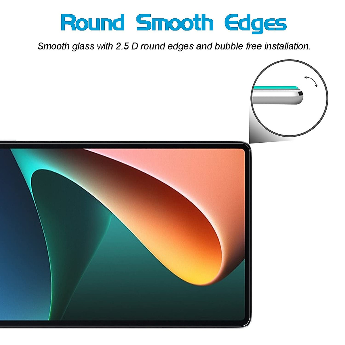 XunyLyee [2 Pack] Screen Protector Compatible with Xiaomi Pad 5, Tempered Glass Film for Xiaomi Pad 5 Pro (11 Inch) [Easy Installation]