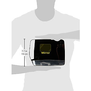 Fit System 30194 Passenger Side Heated Mirror Glass w/Backing Plate, Ford F150, Lincoln Mark LT, 6 13/16" x 9 1/8" x 10 1/2" (w/o Blind Spot)