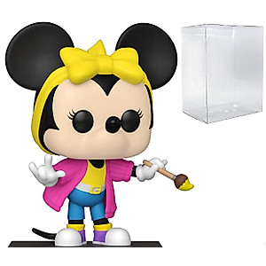 POP Disney Archives: Minnie Mouse - Totally Minnie (1988) Funko Vinyl Figure (Bundled with Compatible Box Protector Case), Multicolored, 3.75 inches