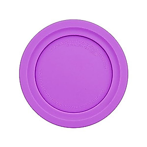 CXQ Replacement Silicone Lids, Compatible with Container of Ninja Creami Ice Cream Maker, Model: NC301, NC300, NC299AMZ Series. (Grey/Orange/Purple/Coffee)