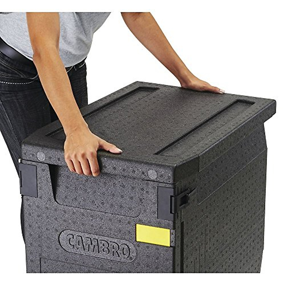 Cambro EPP300110 Black Cam GoBox Front Loading Catering Box Case of 1
